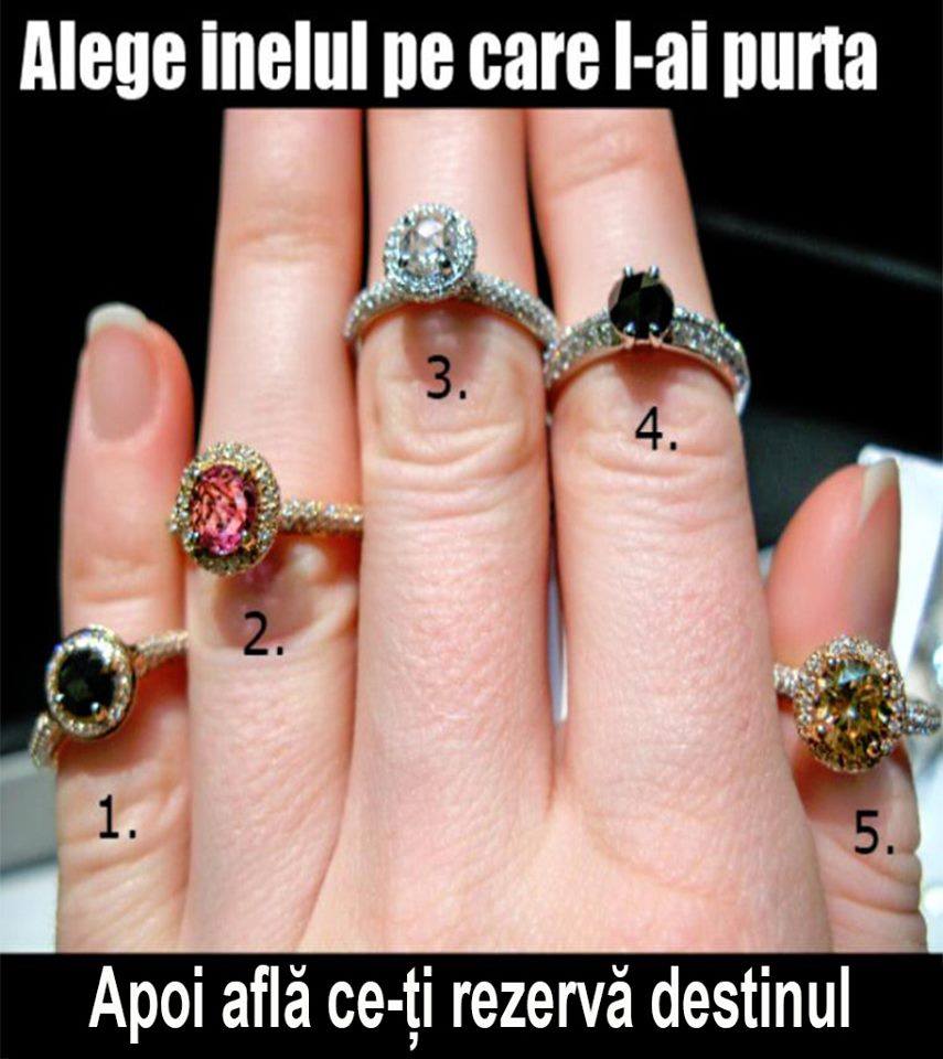 Alege inelul pe care l-ai purta și află ce-ți rezervă destinul