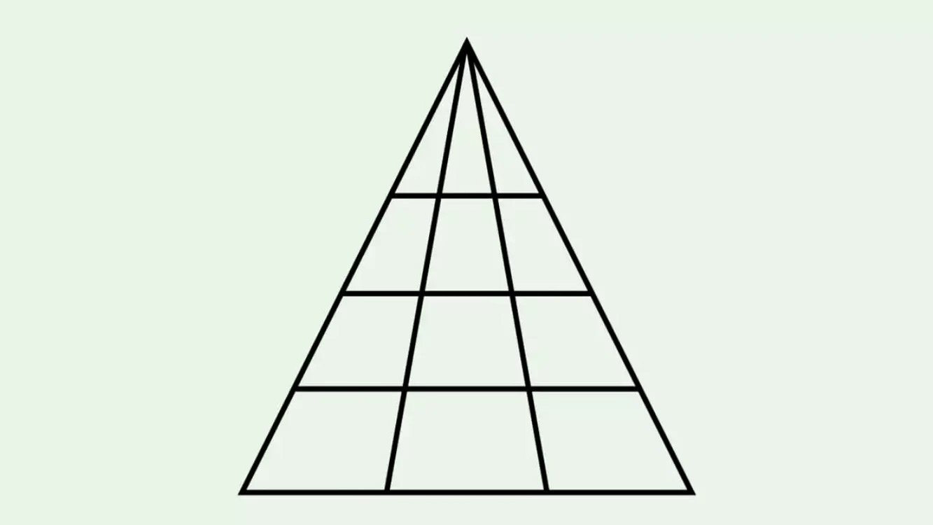 Câte triunghiuri sunt în imagine? 74,5% răspund greșit